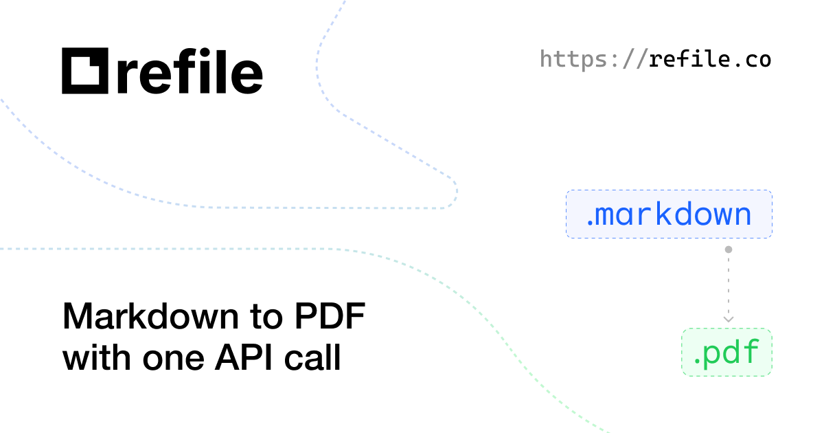 refile | Easy PDF API